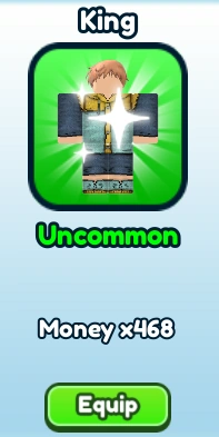 King (Hero) | Merge Anime Simulator Wiki | Fandom