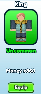 King (Hero) | Merge Anime Simulator Wiki | Fandom