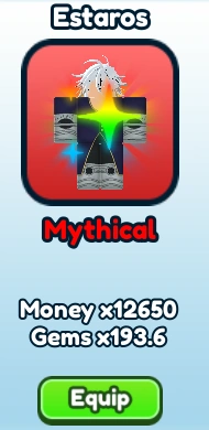 Estaros (Hero) | Merge Anime Simulator Wiki | Fandom