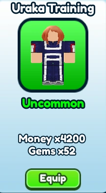 Uraka Training (Hero) | Merge Anime Simulator Wiki | Fandom