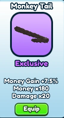 Monkey Tail | Merge Anime Simulator Wiki | Fandom