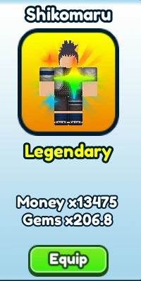 Shikomaru (Hero) | Merge Anime Simulator Wiki | Fandom