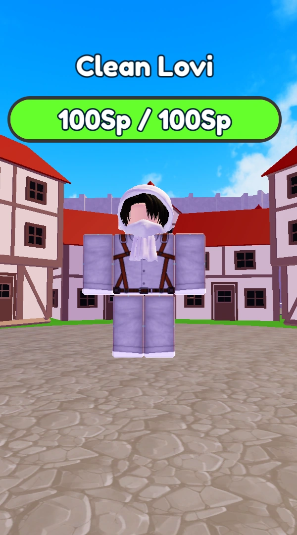 Clean Lovi | Merge Anime Simulator Wiki | Fandom