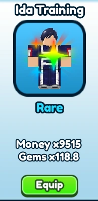 Ida Training (Hero) | Merge Anime Simulator Wiki | Fandom