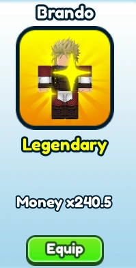 Brando (Hero) | Merge Anime Simulator Wiki | Fandom