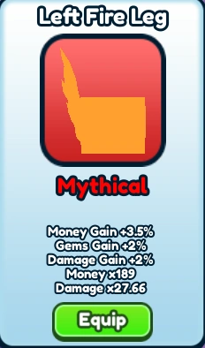 Left Fire Leg | Merge Anime Simulator Wiki | Fandom