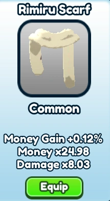 Rimiru Scarf | Merge Anime Simulator Wiki | Fandom