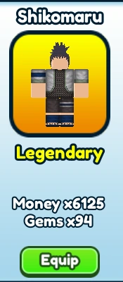 Shikomaru (Hero) | Merge Anime Simulator Wiki | Fandom