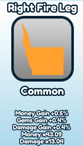 Right Fire Leg | Merge Anime Simulator Wiki | Fandom