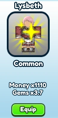 Lysbeth (Hero) | Merge Anime Simulator Wiki | Fandom