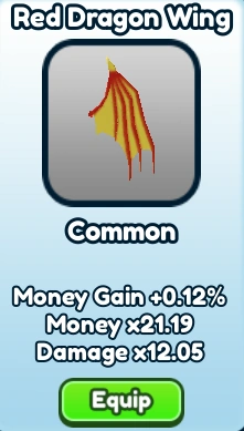Red Dragon Wing | Merge Anime Simulator Wiki | Fandom
