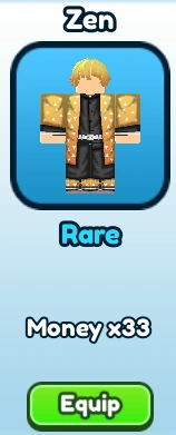 Zen (Hero) | Merge Anime Simulator Wiki | Fandom