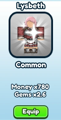 Lysbeth (Hero) | Merge Anime Simulator Wiki | Fandom