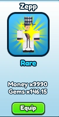 Zepp (Hero) | Merge Anime Simulator Wiki | Fandom