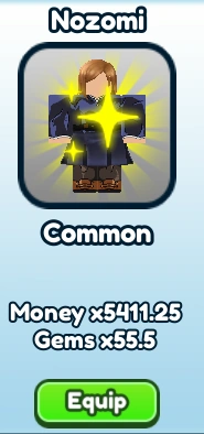 Nozomi (Hero) | Merge Anime Simulator Wiki | Fandom