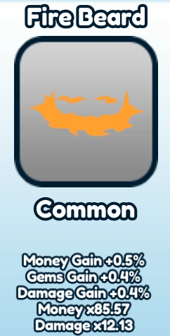 Fire Beard | Merge Anime Simulator Wiki | Fandom