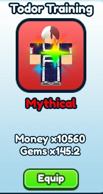 Todor Training (Hero) | Merge Anime Simulator Wiki | Fandom