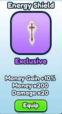 Energy Shield | Merge Anime Simulator Wiki | Fandom