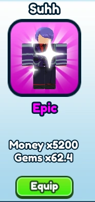 Suhh (Hero) | Merge Anime Simulator Wiki | Fandom