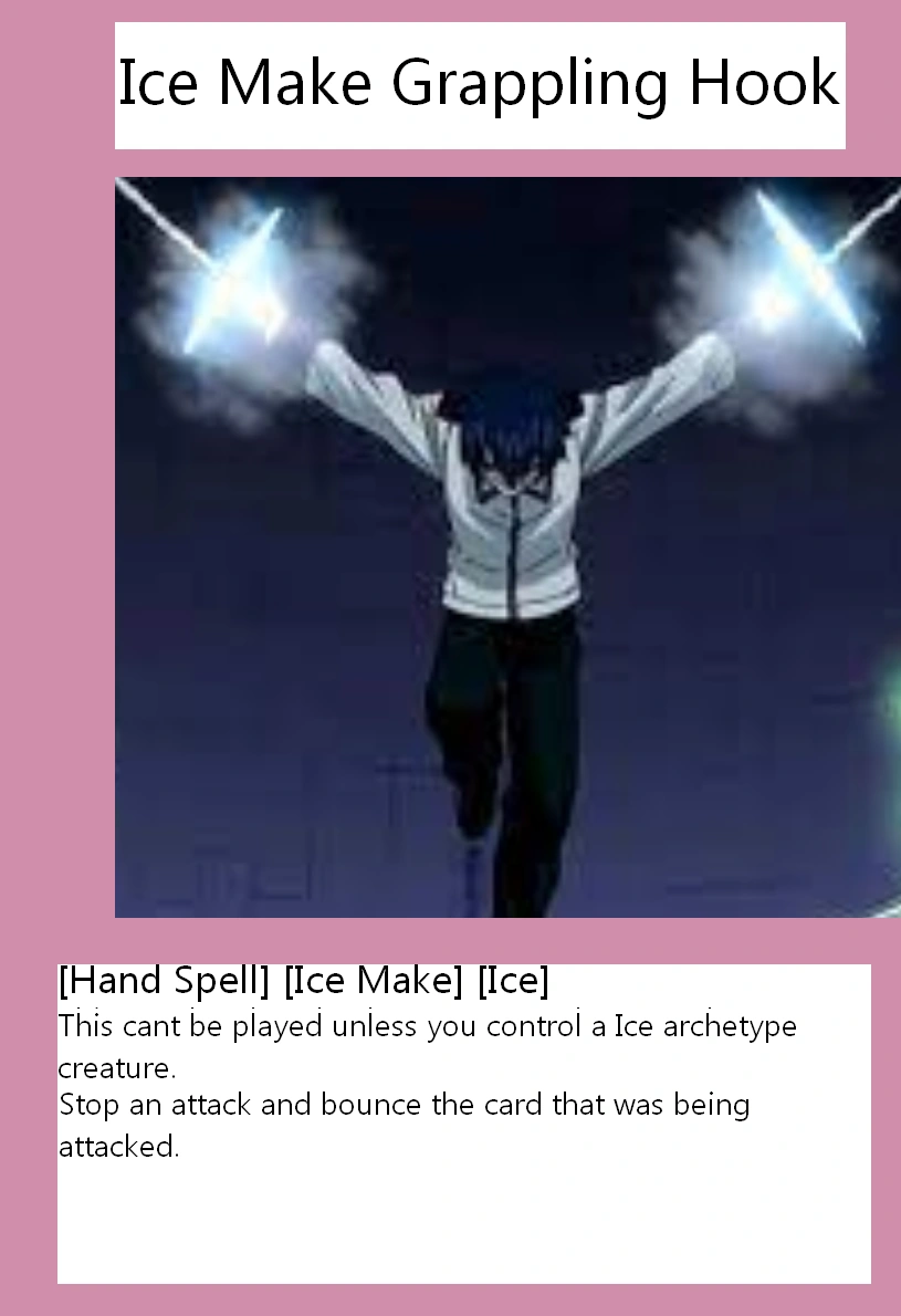 Ice Make Grappling Hook | Anime Showdown 2 Wiki | Fandom