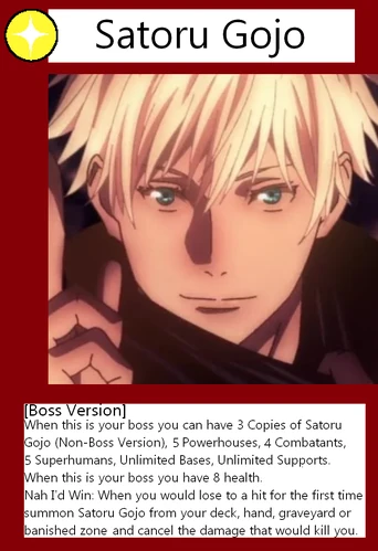 Satoru Gojo | Anime Showdown 2 Wiki | Fandom