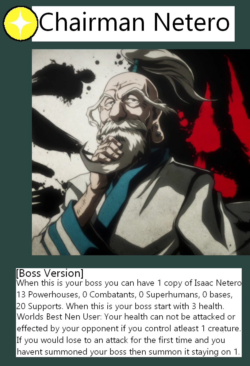Chairman Netero | Anime Showdown 2 Wiki | Fandom