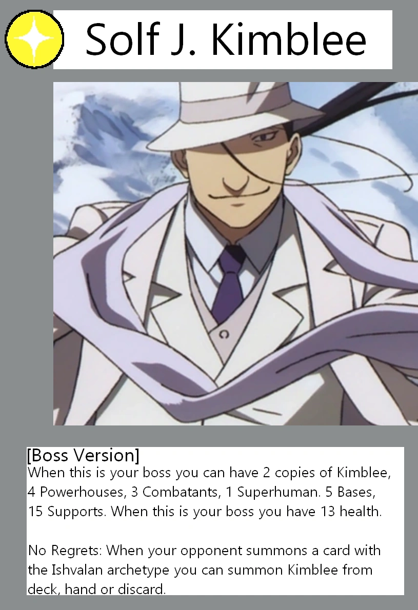 Solf J. Kimblee | Anime Showdown 2 Wiki | Fandom