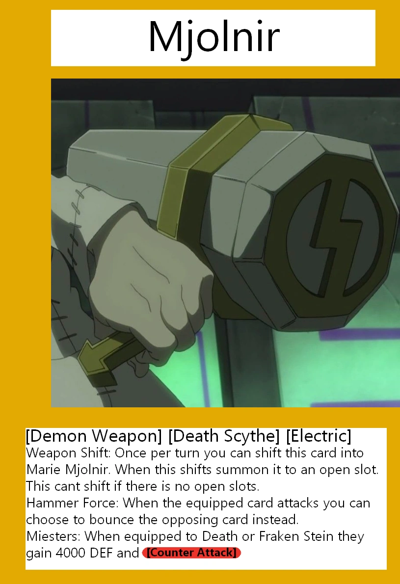 Mjolnir | Anime Showdown 2 Wiki | Fandom