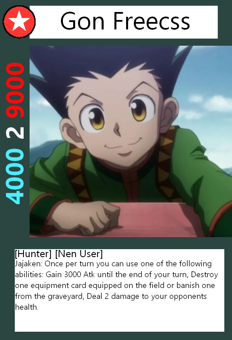 Gon Freecss | Anime Showdown 2 Wiki | Fandom
