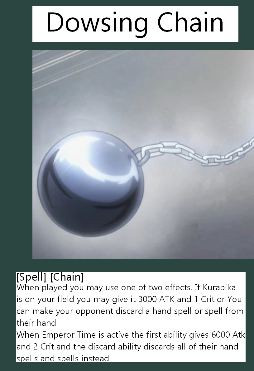 Dowsing Chain | Anime Showdown 2 Wiki | Fandom