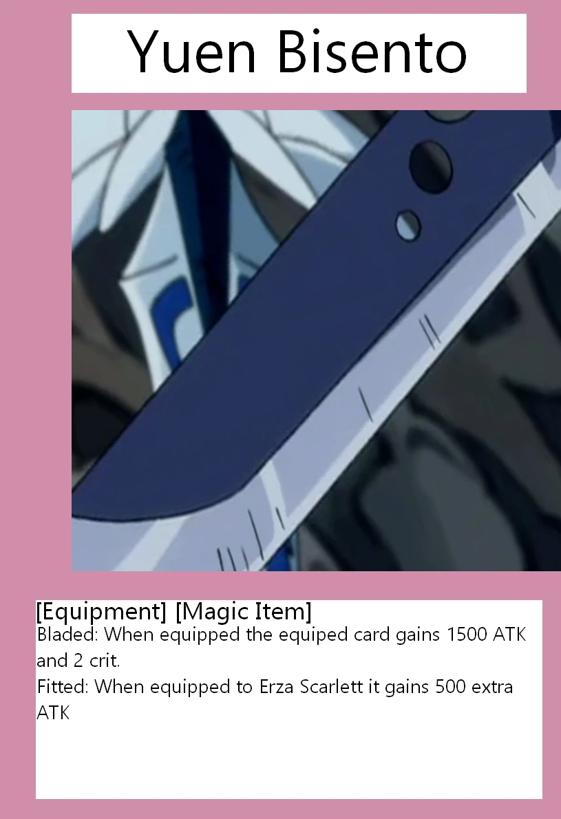 Yuen Bisento | Anime Showdown 2 Wiki | Fandom