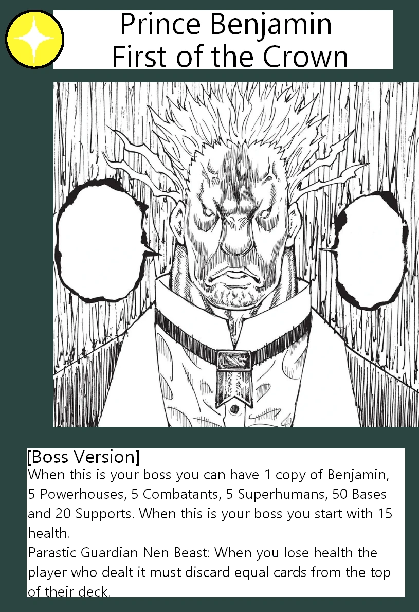 Prince Benjamin First Of The Crown | Anime Showdown 2 Wiki | Fandom