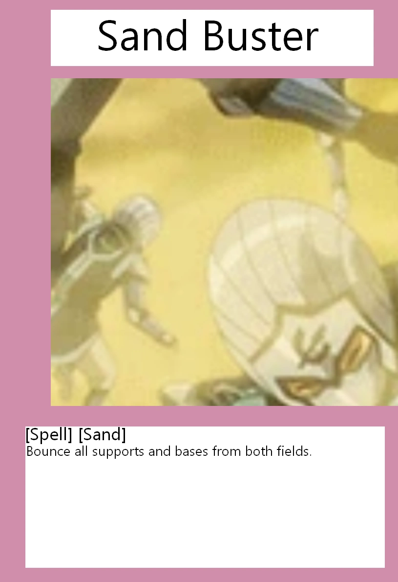 Sand Buster | Anime Showdown 2 Wiki | Fandom