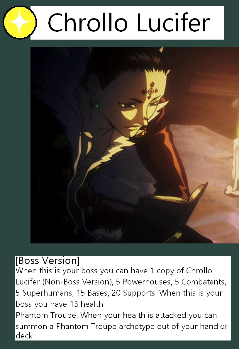 Chrollo Lucifer | Anime Showdown 2 Wiki | Fandom