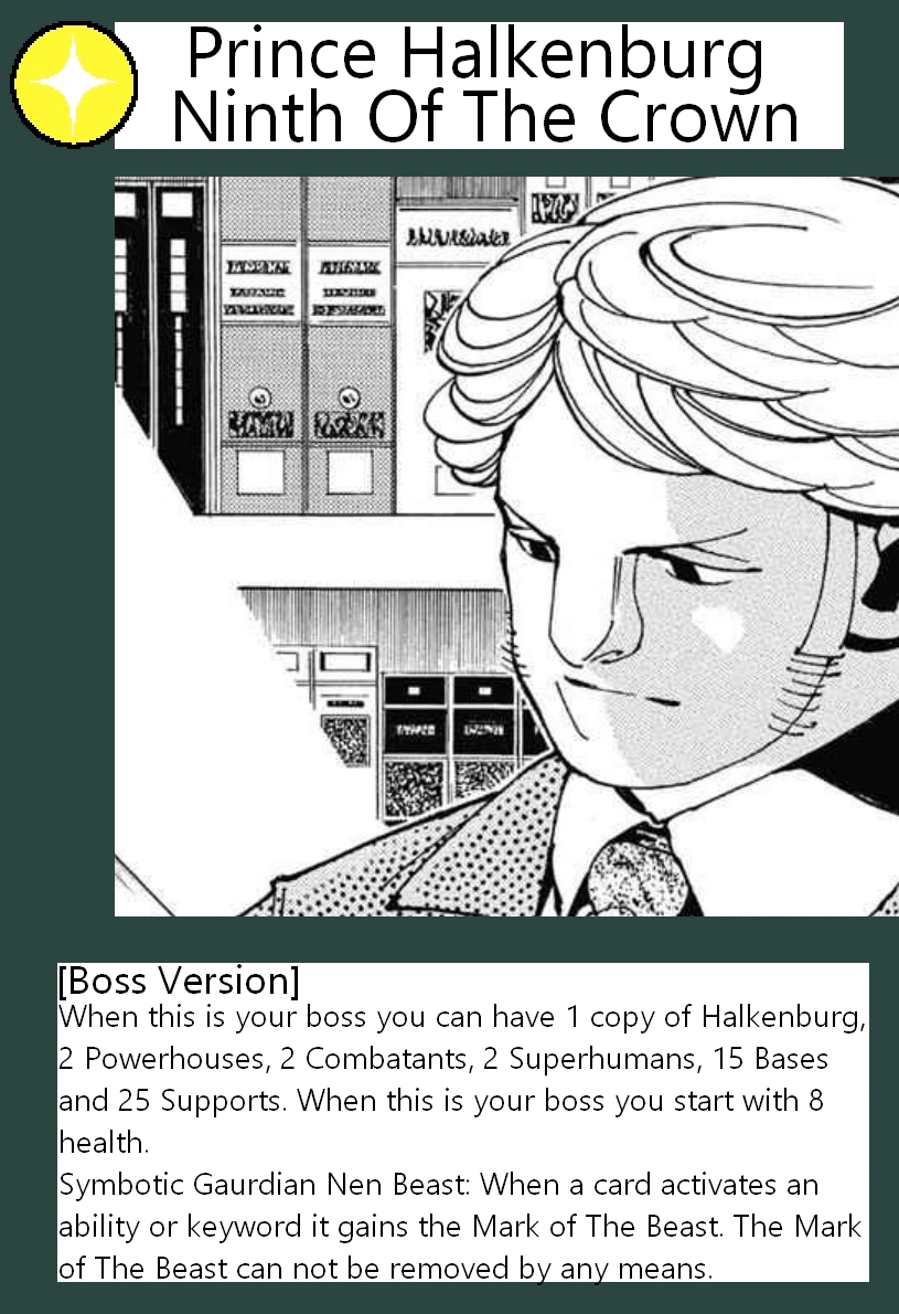 Prince Halkenburg Ninth Of The Crown | Anime Showdown 2 Wiki | Fandom