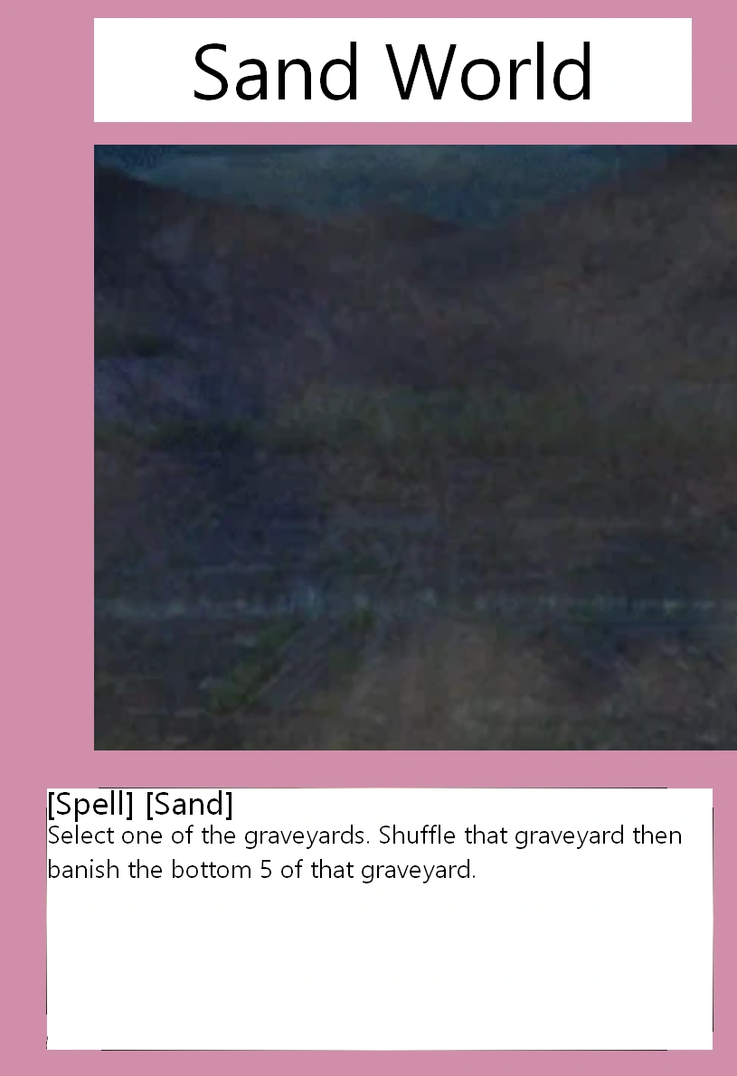 Sand World | Anime Showdown 2 Wiki | Fandom