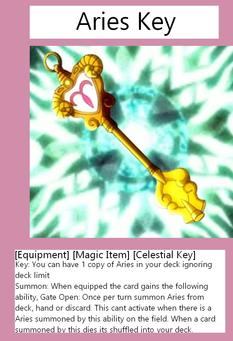 Aries Key | Anime Showdown 2 Wiki | Fandom