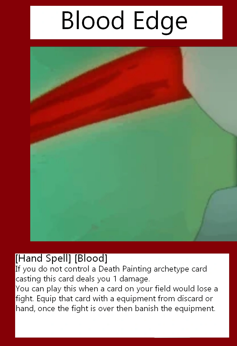 Blood Edge | Anime Showdown 2 Wiki | Fandom