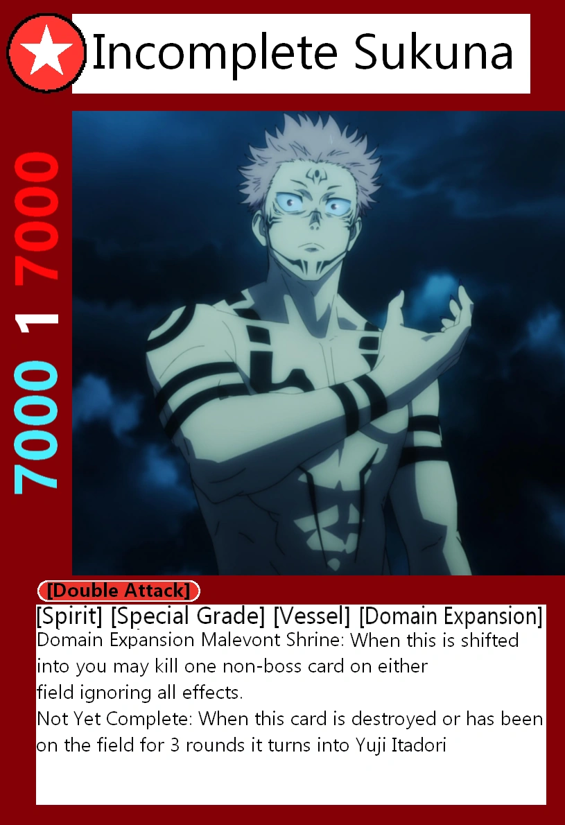 Incomplete Sukuna | Anime Showdown 2 Wiki | Fandom