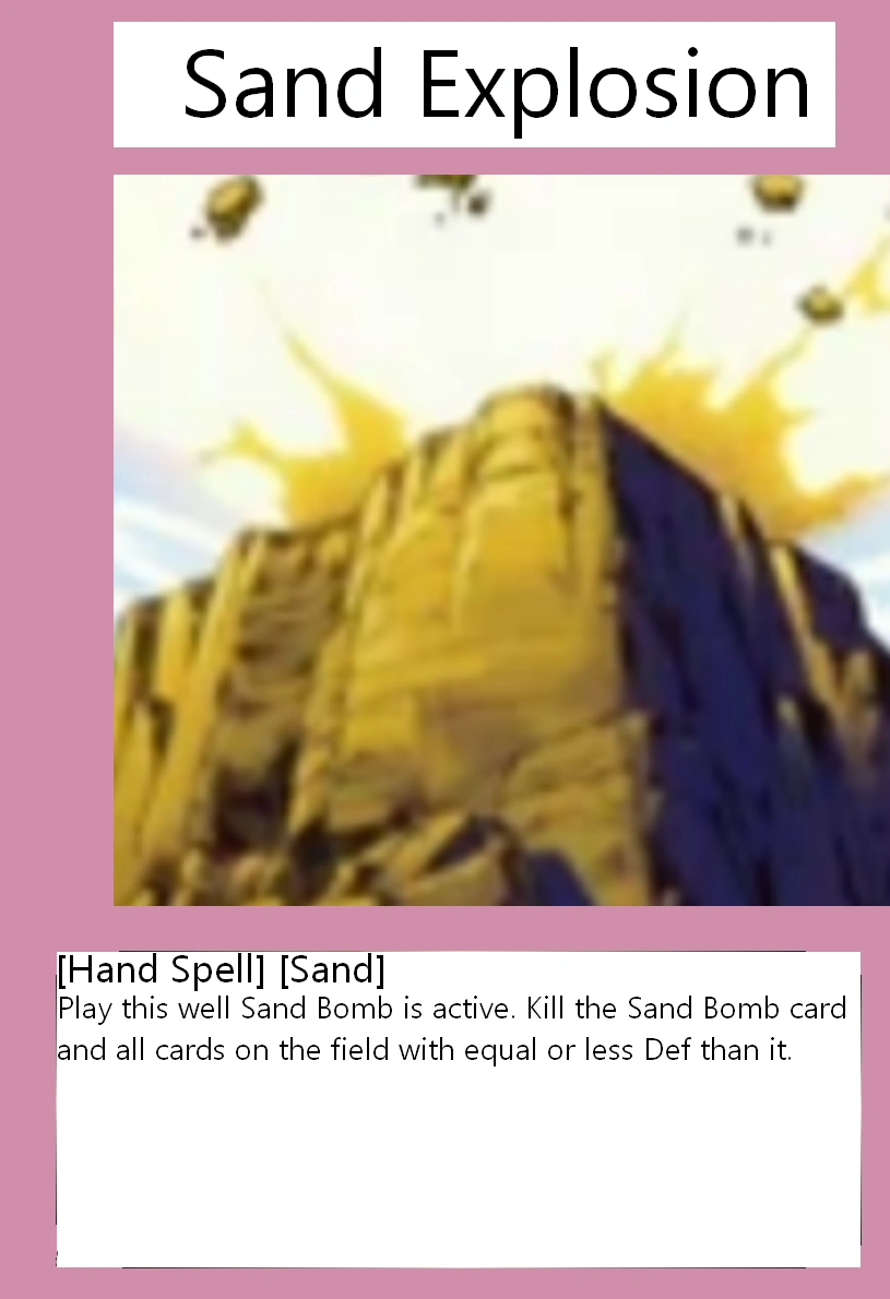 Sand Explosion | Anime Showdown 2 Wiki | Fandom