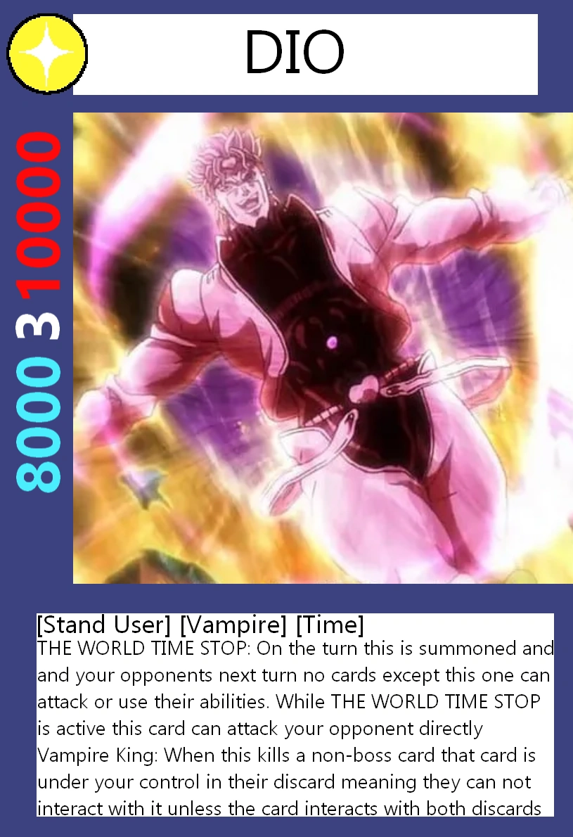 DIO(Creature) | Anime Showdown 2 Wiki | Fandom