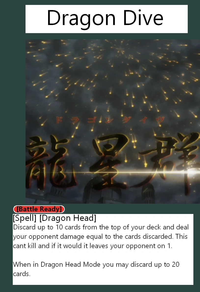 Dragon Dive | Anime Showdown 2 Wiki | Fandom