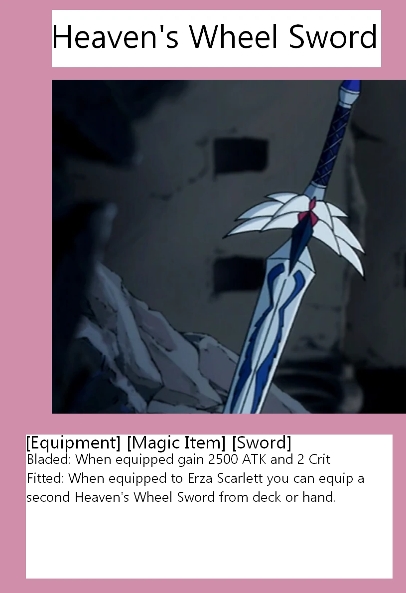 Heaven's Wheel Sword | Anime Showdown 2 Wiki | Fandom