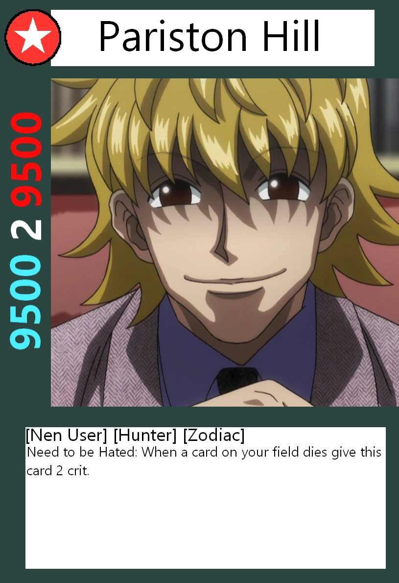 Pariston Hill | Anime Showdown 2 Wiki | Fandom