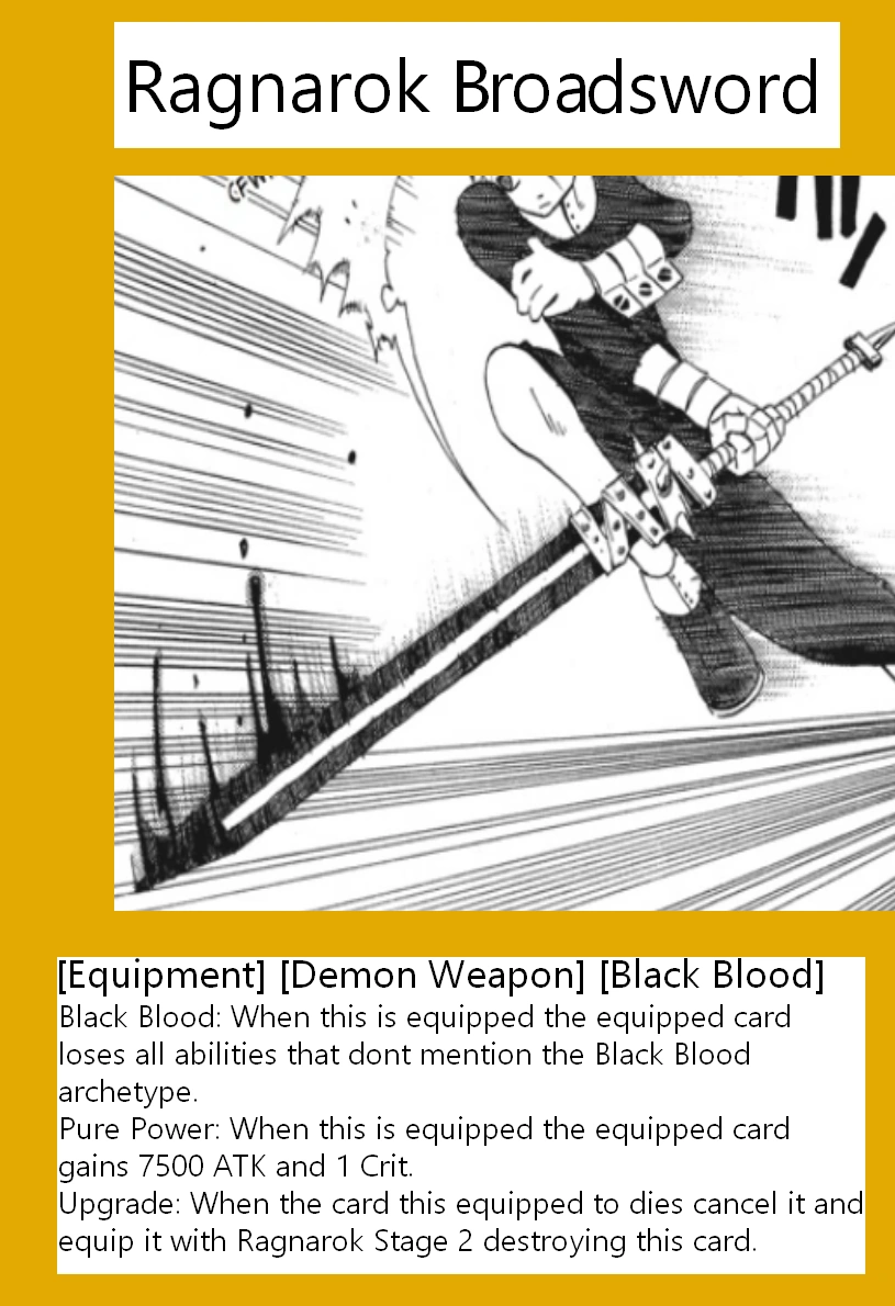 Ragnarok Broadsword | Anime Showdown 2 Wiki | Fandom