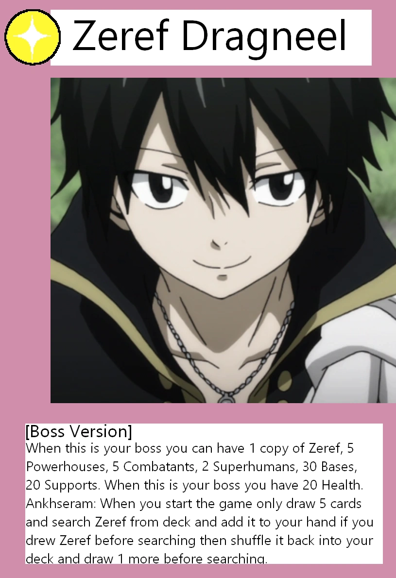Zeref Dragneel | Anime Showdown 2 Wiki | Fandom