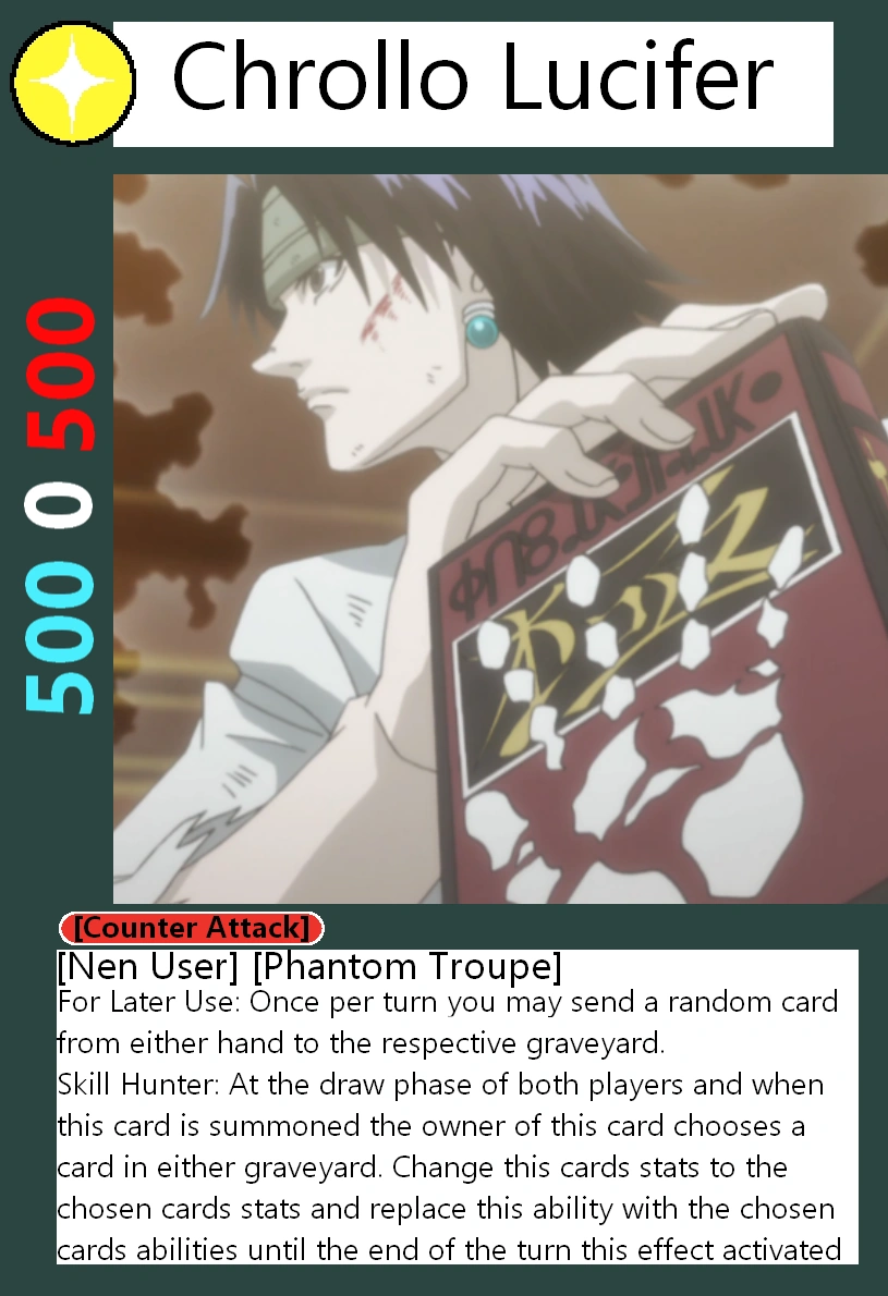 Chrollo Lucifer(Creature) | Anime Showdown 2 Wiki | Fandom