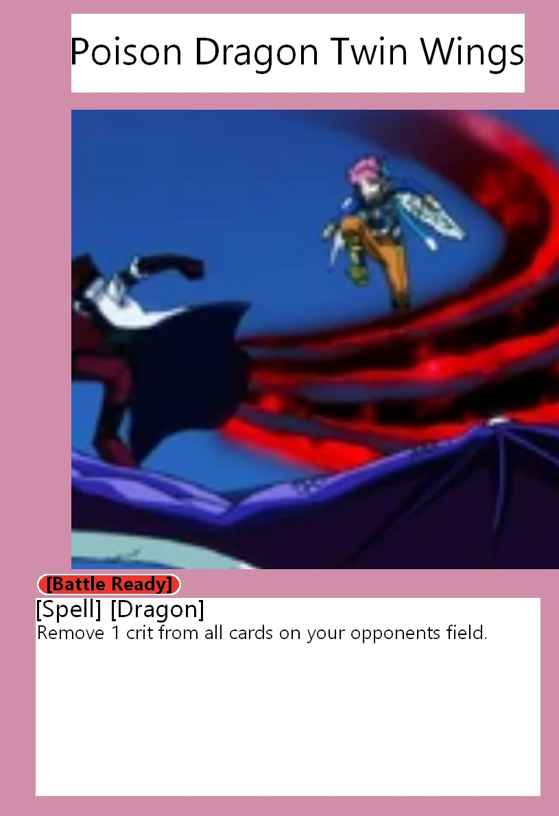 Poison Dragon Twin Wings | Anime Showdown 2 Wiki | Fandom