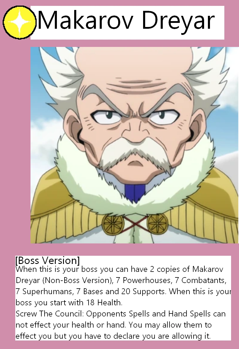 Makarov Dreyar | Anime Showdown 2 Wiki | Fandom