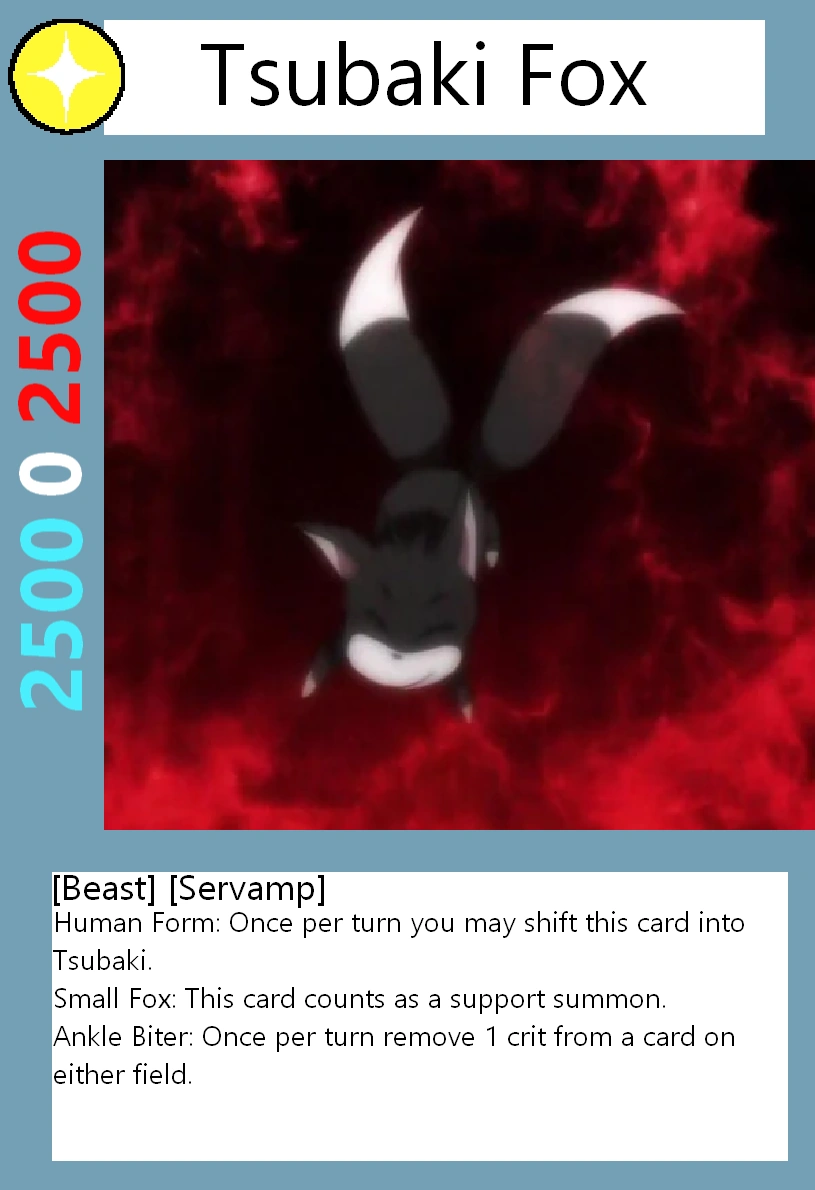 Tsubaki Fox | Anime Showdown 2 Wiki | Fandom